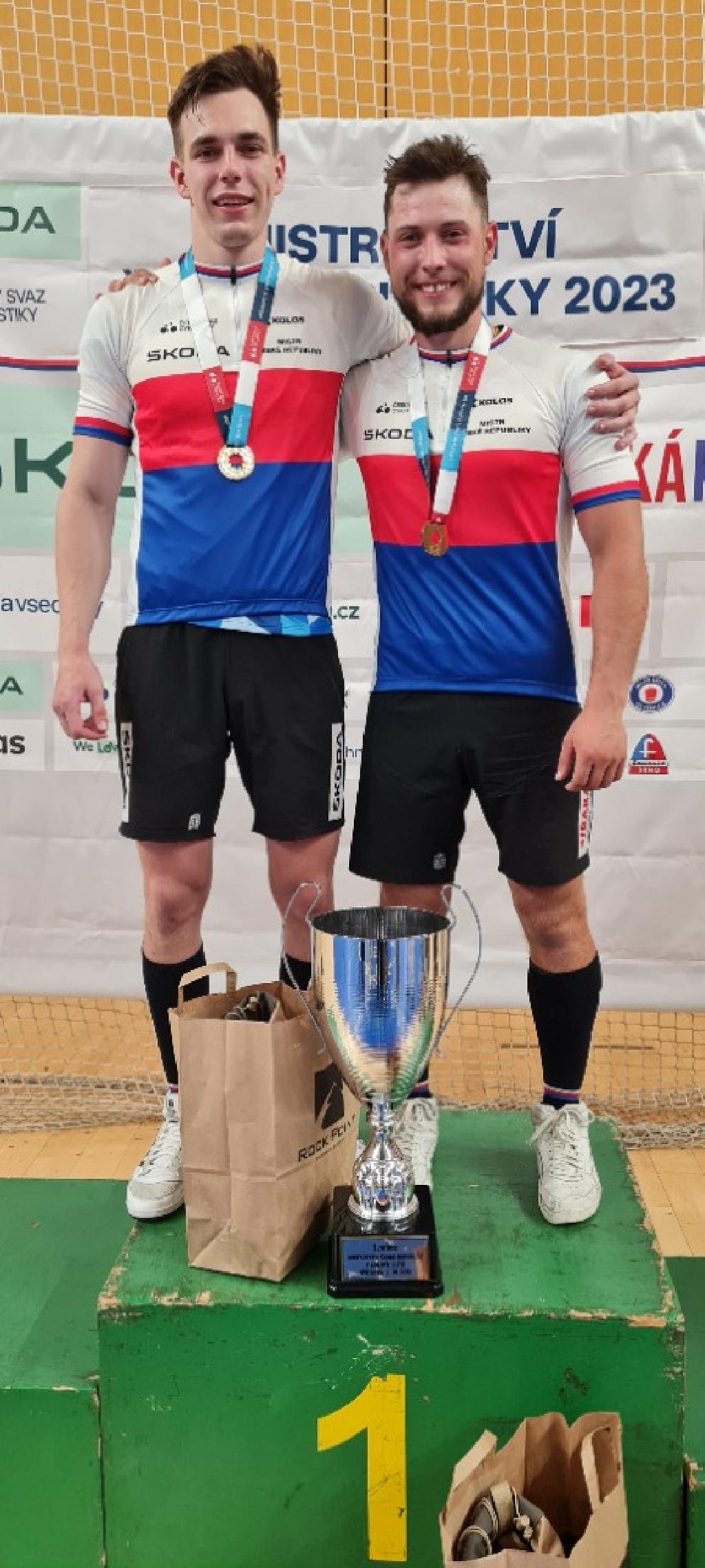 Horák s Adamem ze Sokola Zlín-Prštné